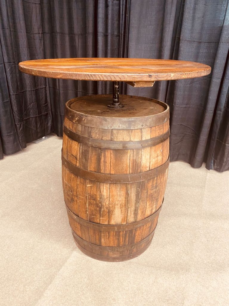 Whiskey Barrel Hightop - Tent and Party Rentals Company